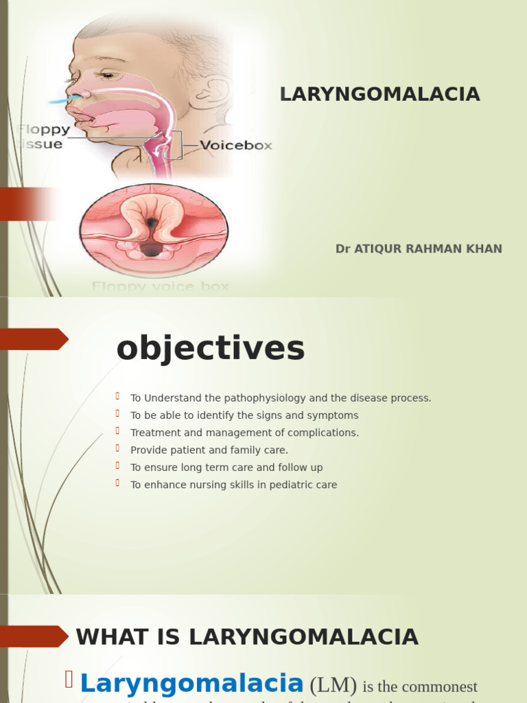 Laryngomalacia Pediatrics | PDF | Gastroesophageal Reflux Disease | Larynx