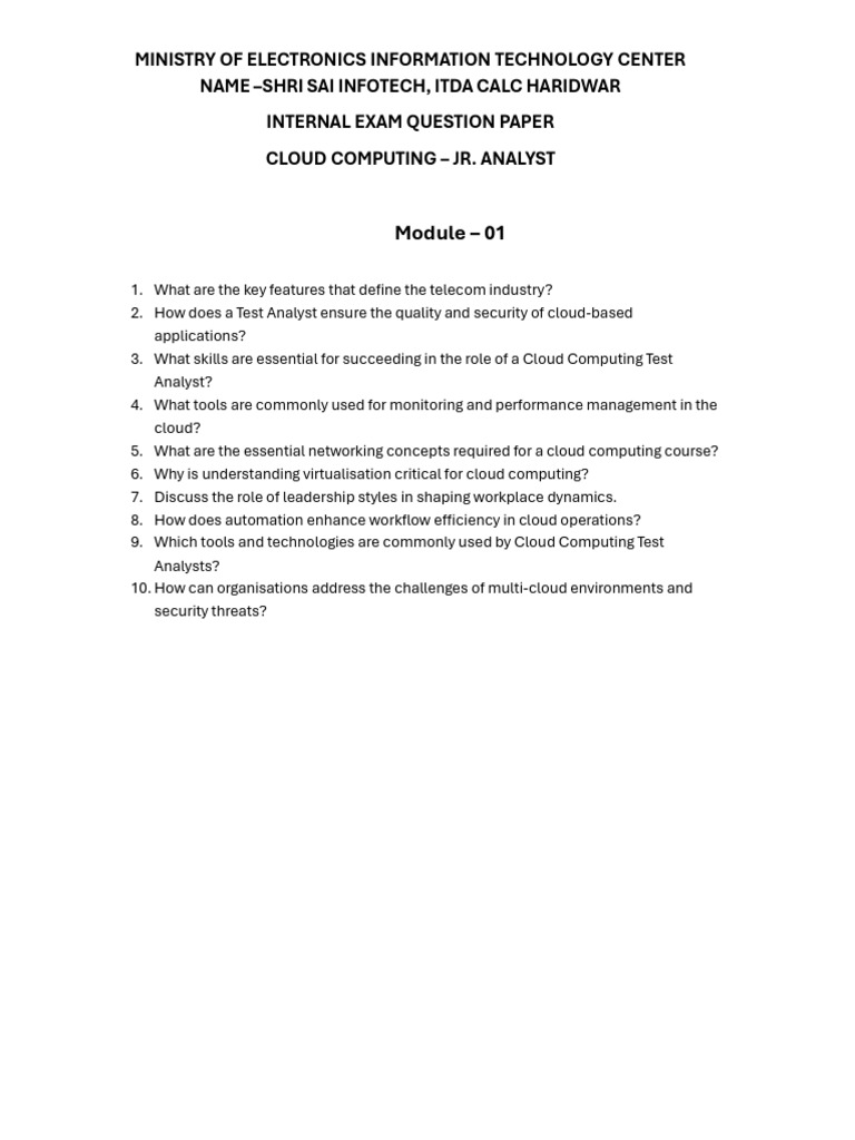 Cloud Computing Assignment | PDF | Cloud Computing | Computer Security