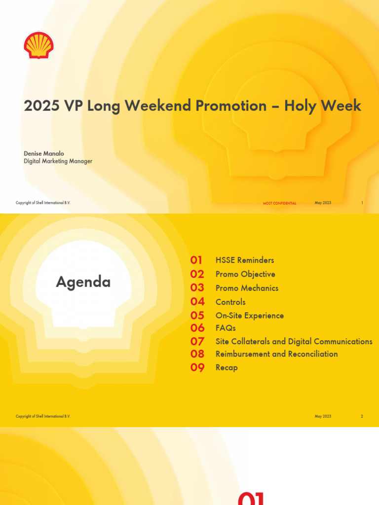 2025 Long Weekend Promotion - Holy Week - Site Pack | PDF
