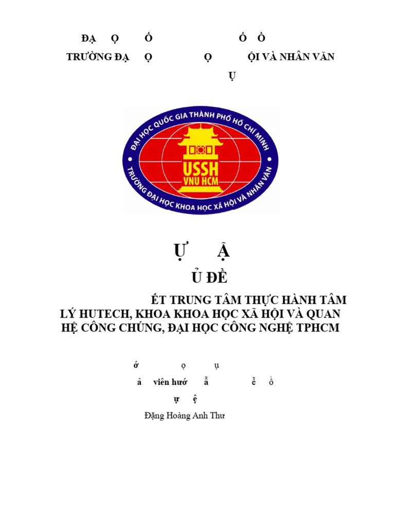 BÁO CÁO CHI TIẾT HUTECH | PDF