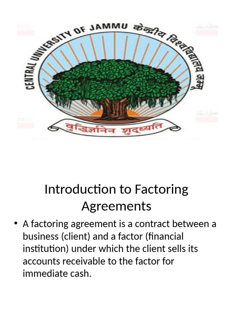 Overview of Factoring Types | PDF