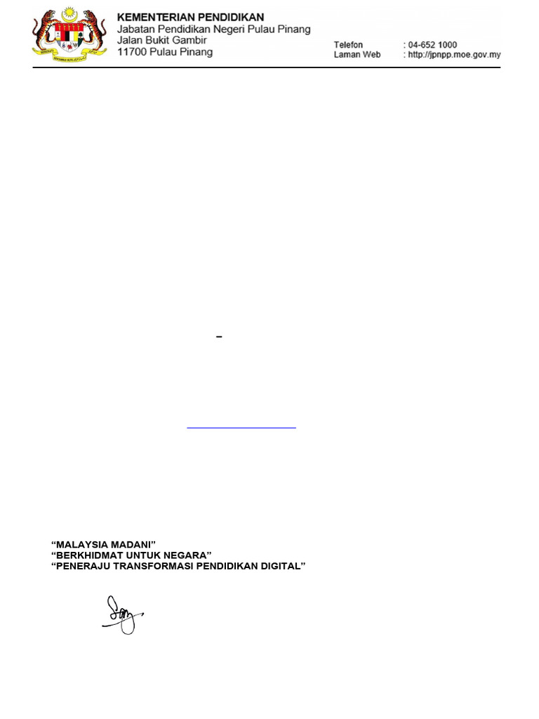 Jemputan Ke Program Trio B Peringkat Negeri Pulau Pinang Tahun 2025 ...