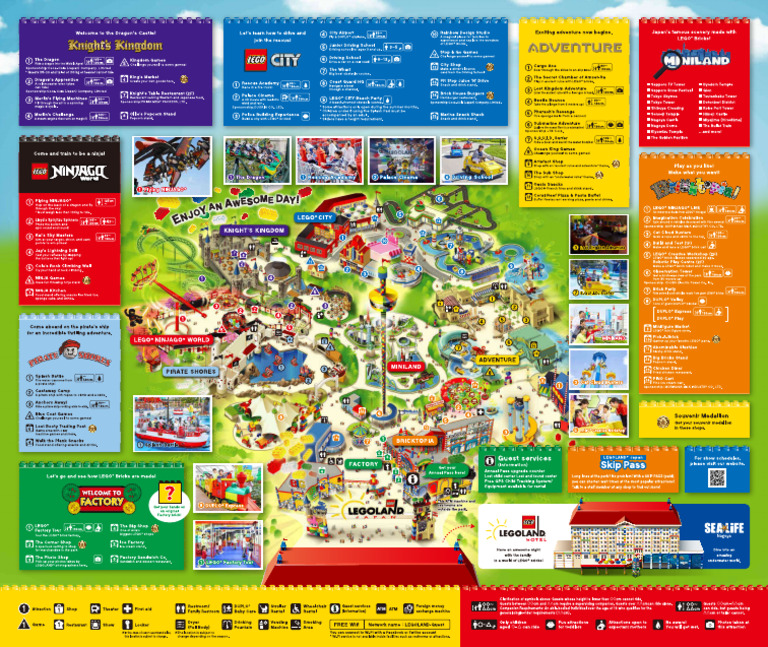Legoland Parkmap Eng Naka 202203 Compressed | PDF