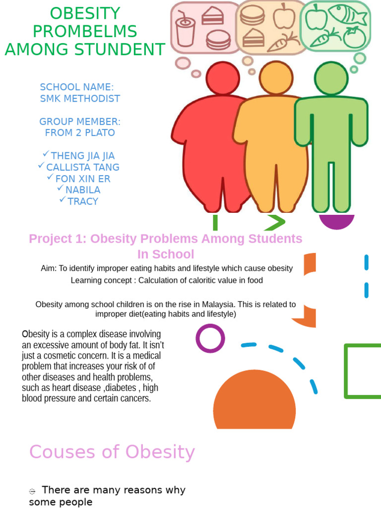 Combating Obesity in Schools - PPTX Fine | PDF | Obesity | Body Mass Index
