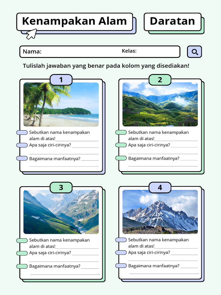 Kenampakan Alam: Ciri dan Manfaatnya | PDF