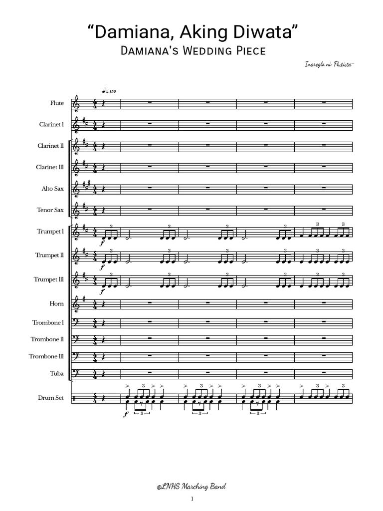 Damiana's Wedding Piece - SPA RECITAL | PDF