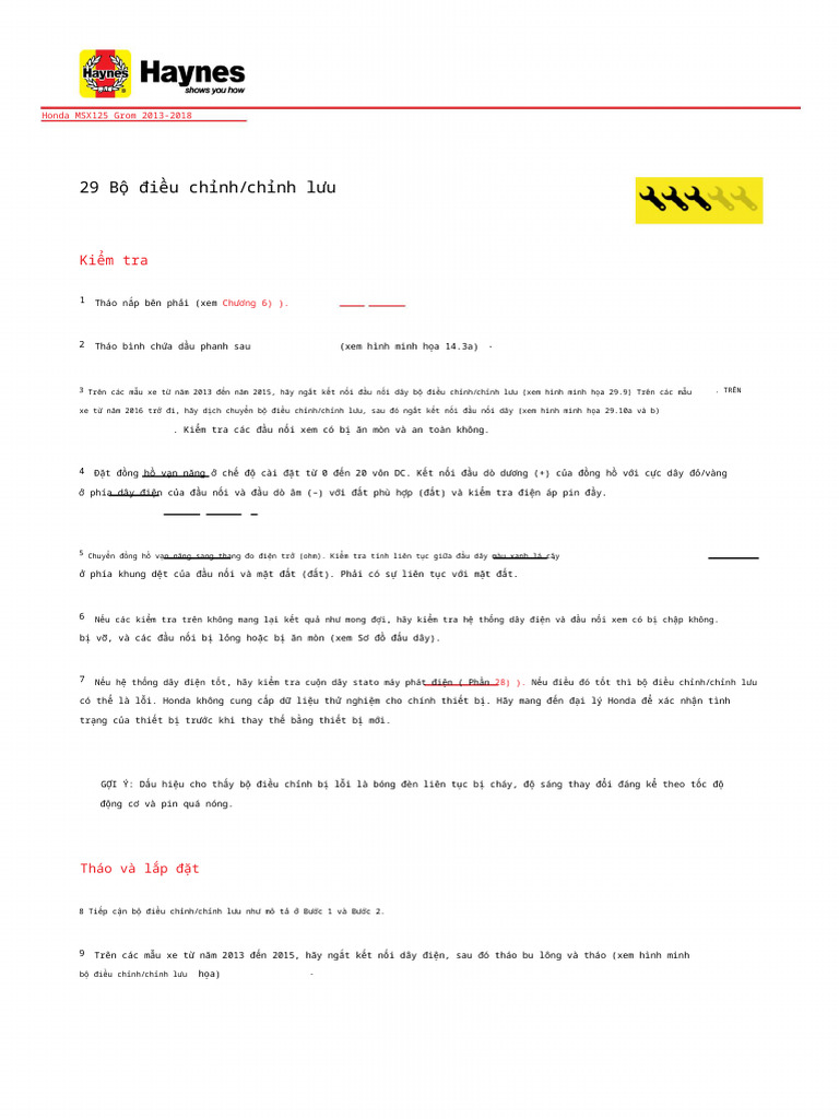 7 Electrical Sysem 29 Regulator Rectifier | PDF
