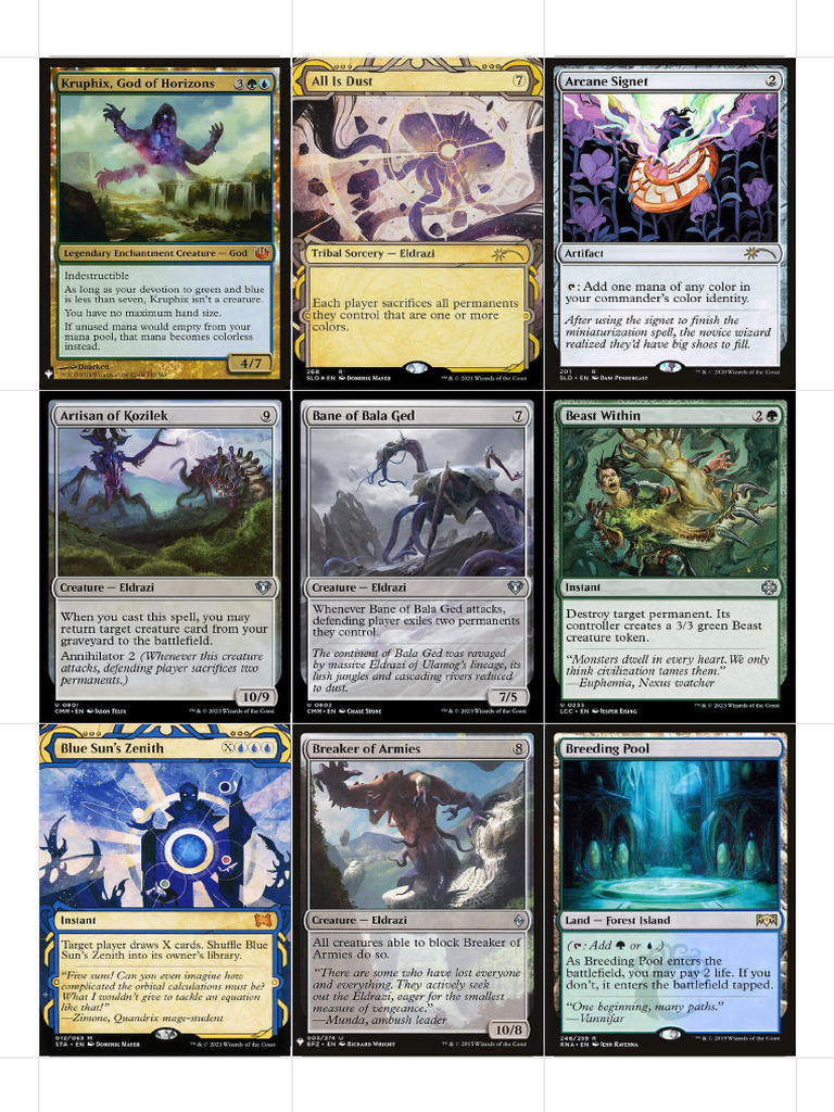 MTG Print GB (Kruphix, God of Horizon) | PDF