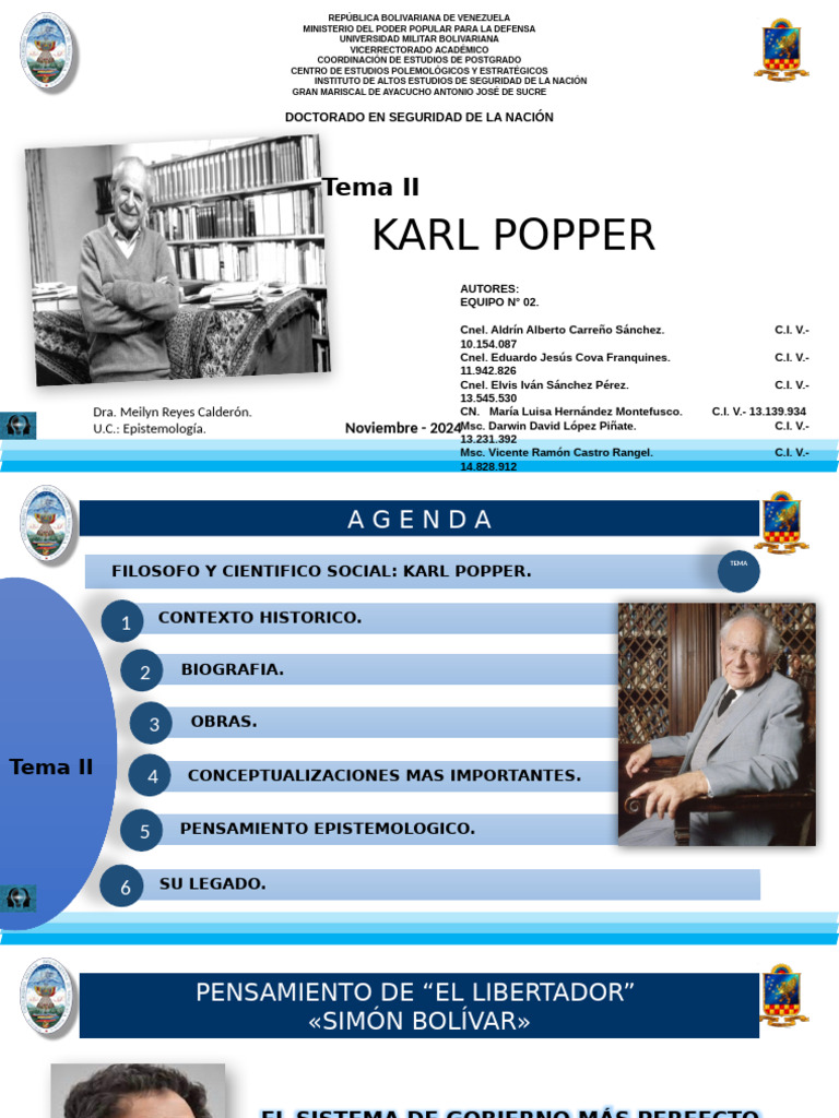 EXPOSICIÓN 4 - Karl Popper (final) | PDF | Karl Popper | Hipótesis