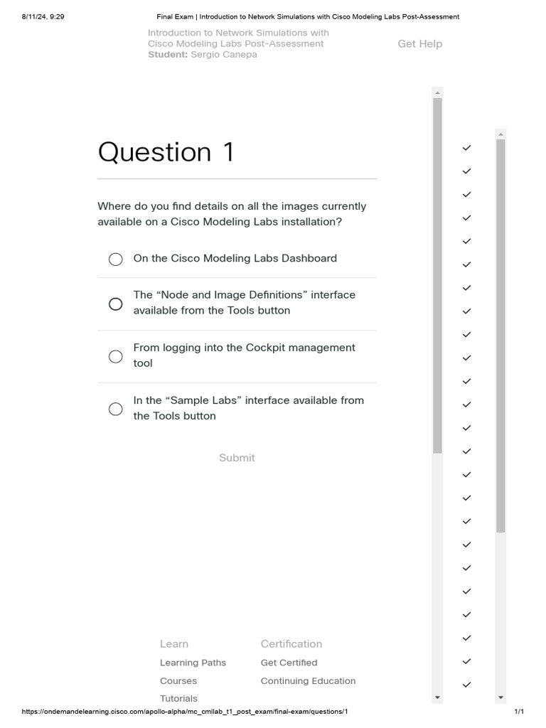 Introduction to Network Simulations with Cisco Modeling Labs PA | PDF | Computer Network ...