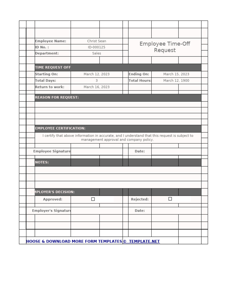 Form Format Template | PDF
