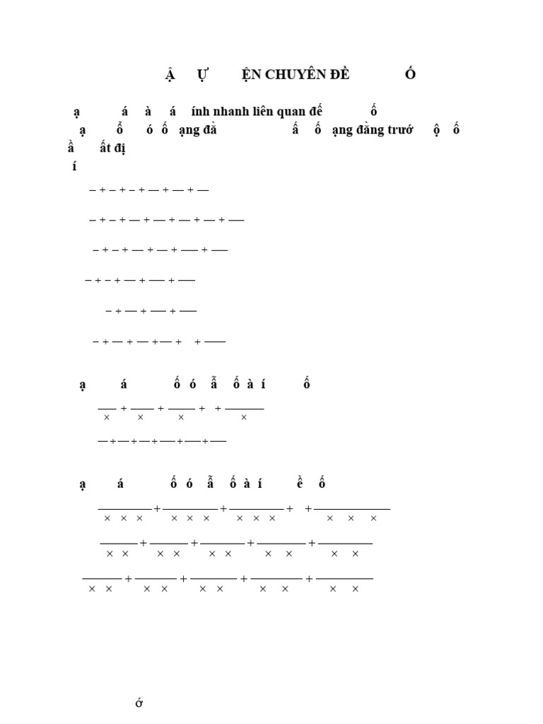 KMATH.BTTL. Phân số - số hữu tỉ | PDF