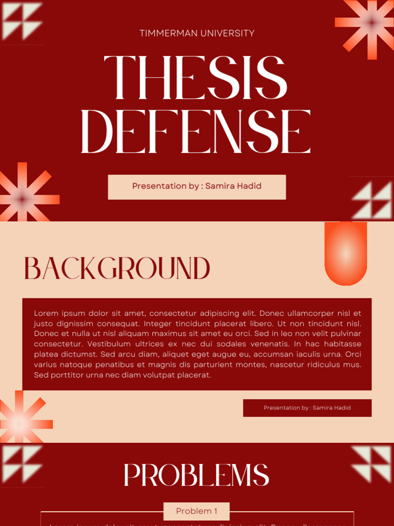 Red Orange Modern Geometric Thesis Defense Presentation.pdf | PDF