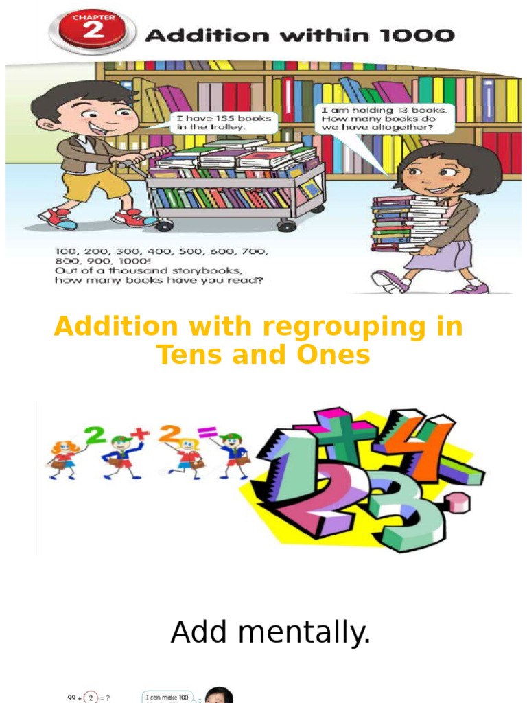 Addition With Regrouping With Tens and Ones | PDF