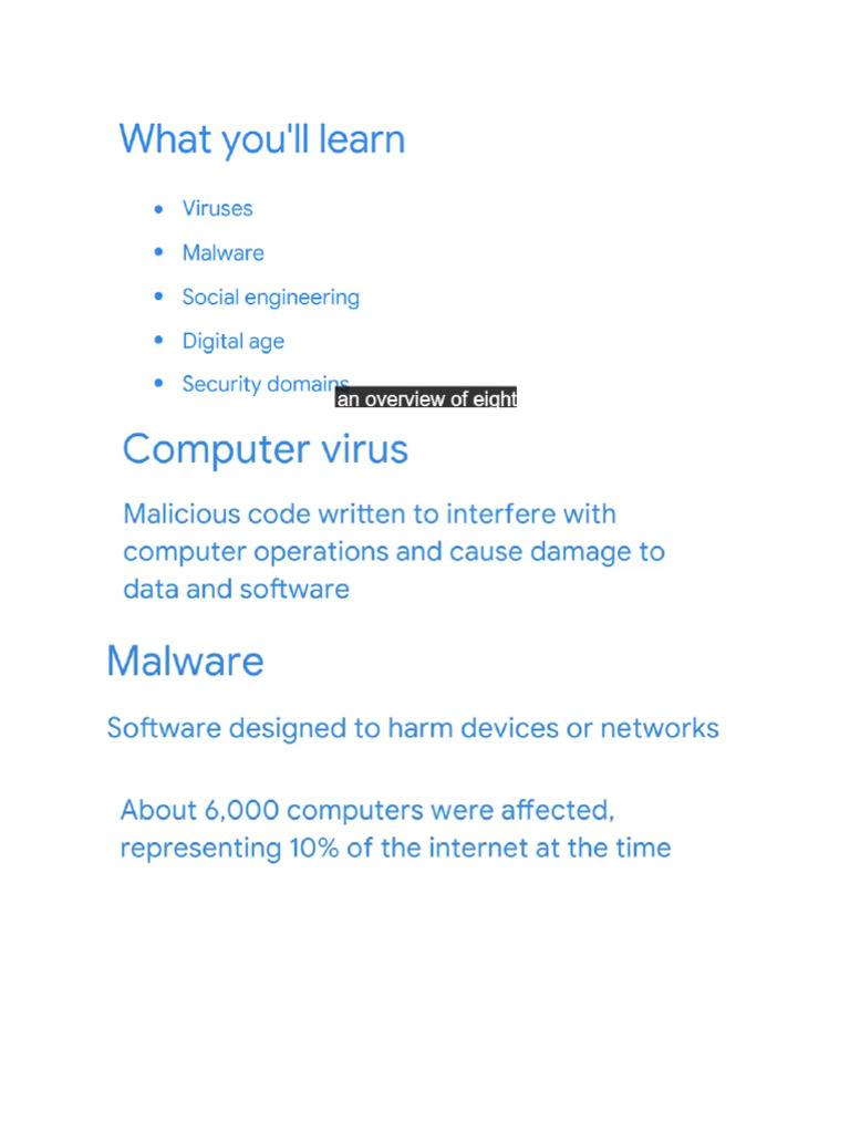 Module 2 The Evolution of Cybersecurity | PDF