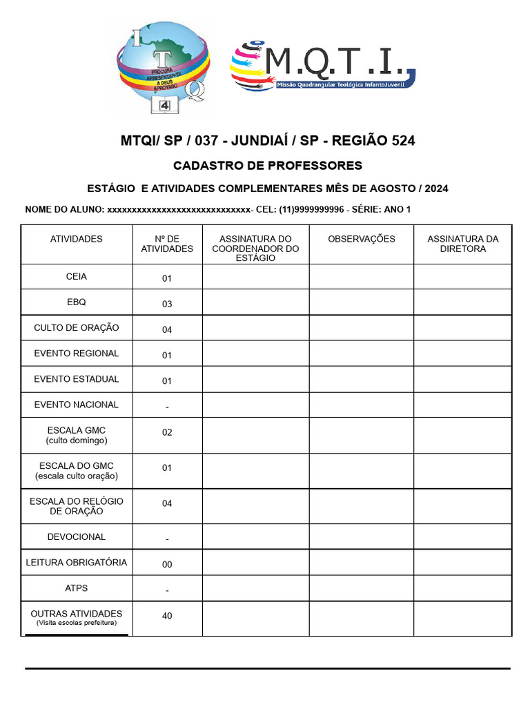 1-ATIV. COMPLEMENTARES MQTI - Agosto 2024 | PDF