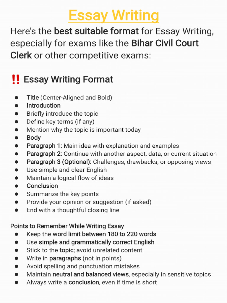 Essay Writing | PDF