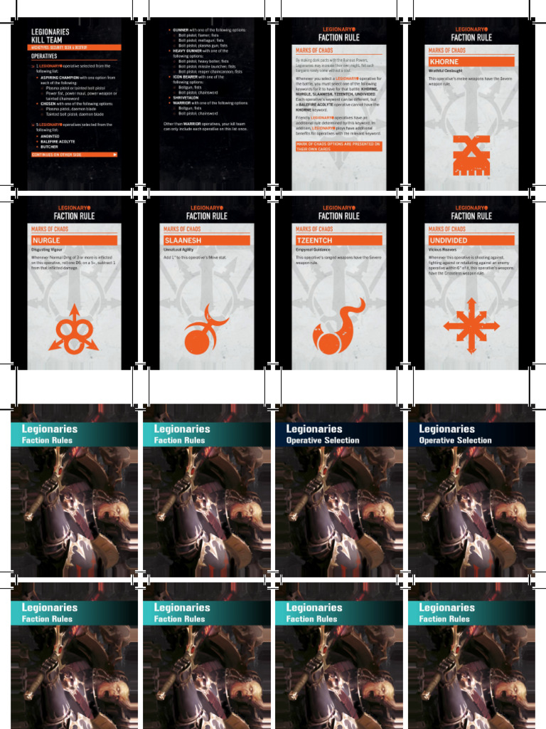 Legionaries Deck Duplex A4 POKER R1.3 | PDF