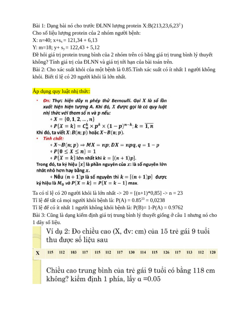 Đề thi giữa kì XSTK K120 | PDF