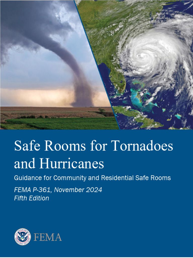 Fema P 361 Safe Rooms For Tornadoes and Hurricanes 122024 | PDF ...