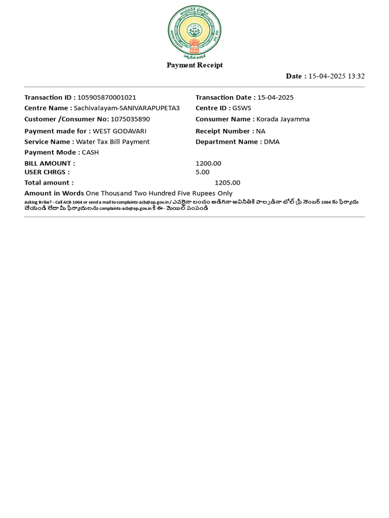 Korada Jayamma WT | PDF