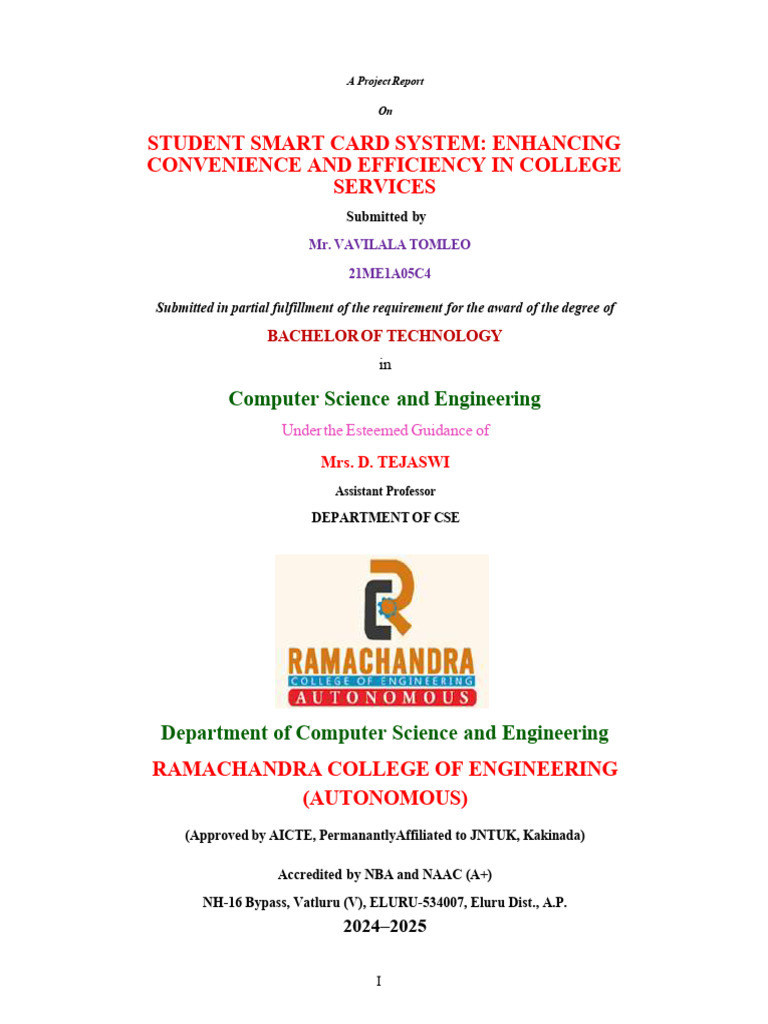 TomLeo Personal Project Docx PDF | PDF | Smart Card | Databases