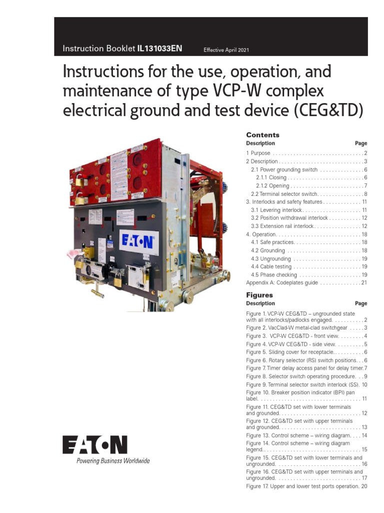 VCP-W Ground and Test Device Guide | PDF | Switch | Electrical Connector