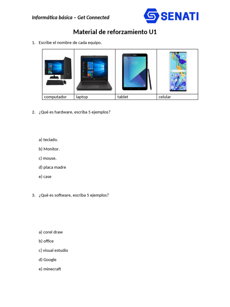 SINU-151 Unidad01 | PDF
