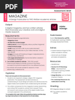 Create a Magazine in Microsoft Word | PDF | Microsoft Word