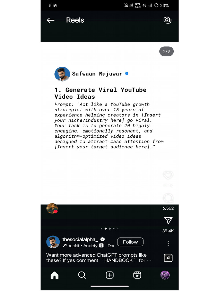 CGPT Promt To Start YouTube Channel | PDF