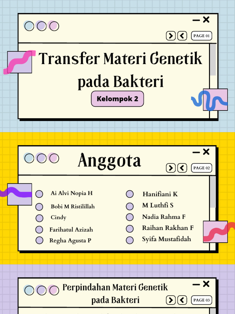 Transfer Materi Genetik Bakteri | PDF