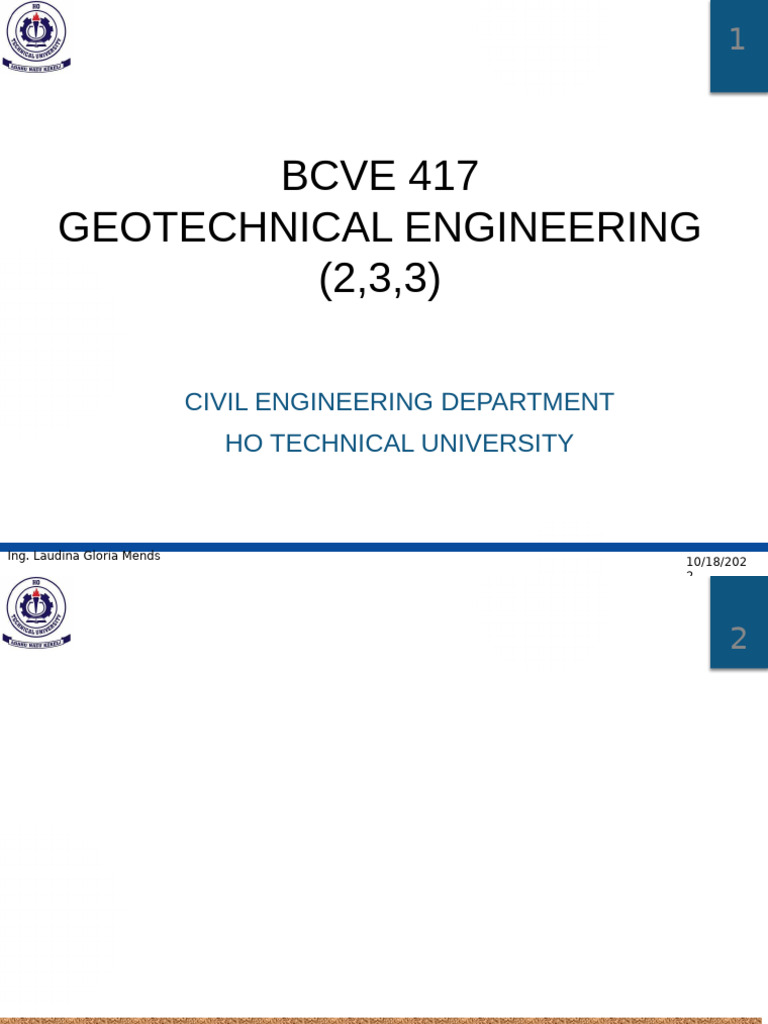 Geotechnical Engineering Lecture 2 | PDF | Building Engineering | Building Materials