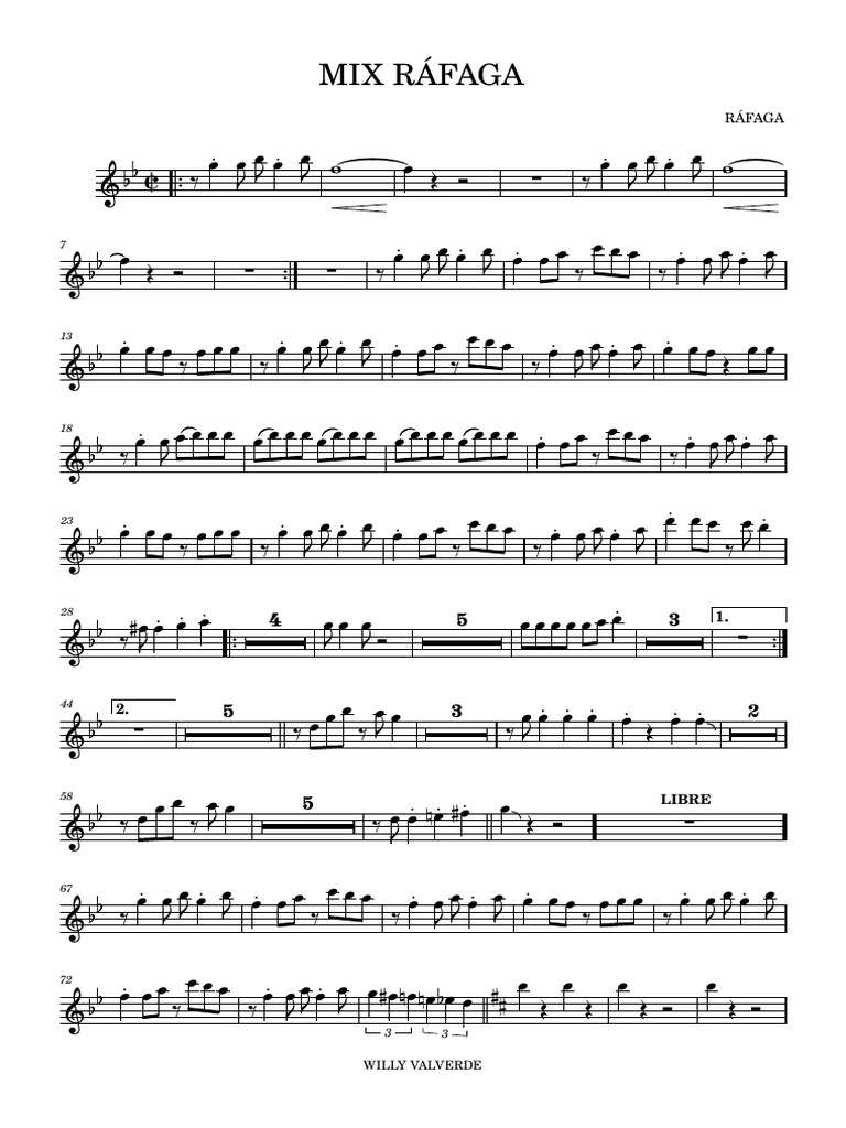 MIX RÁFAGA Tromp 1 | PDF