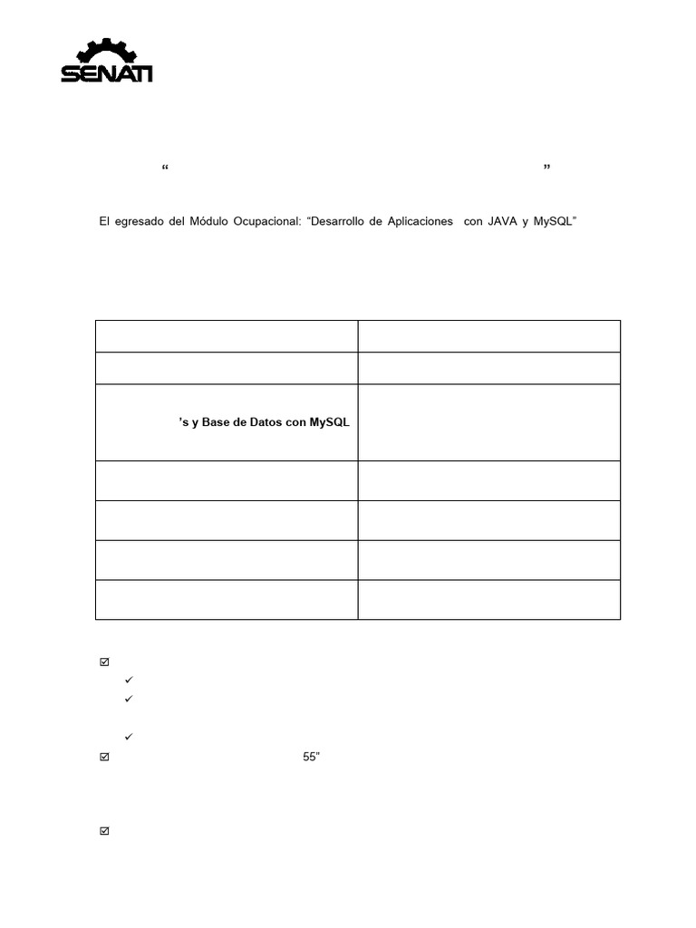 Desarrollo De Aplicaciones Con Java Y Mysql Pdf Java Lenguaje De Programación Mi Sql