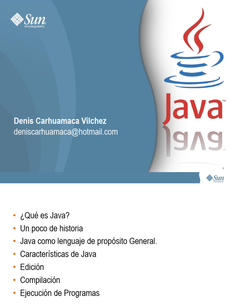 1raclase Javasenati | PDF | Java (lenguaje de programación) | Entorno ...