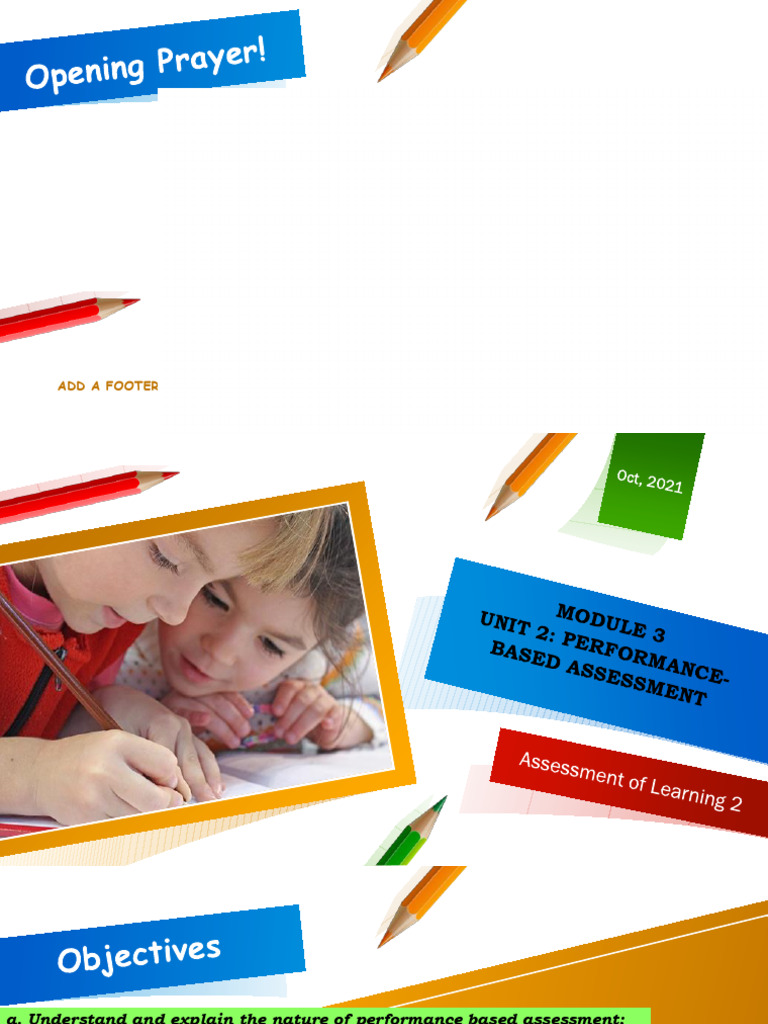 AL Performance Based Assessments 2 | PDF | Educational Assessment ...