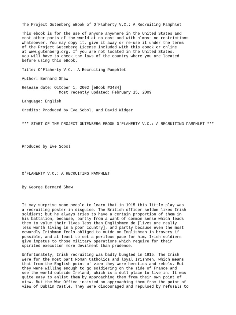 PG 3484 | PDF | Irish People