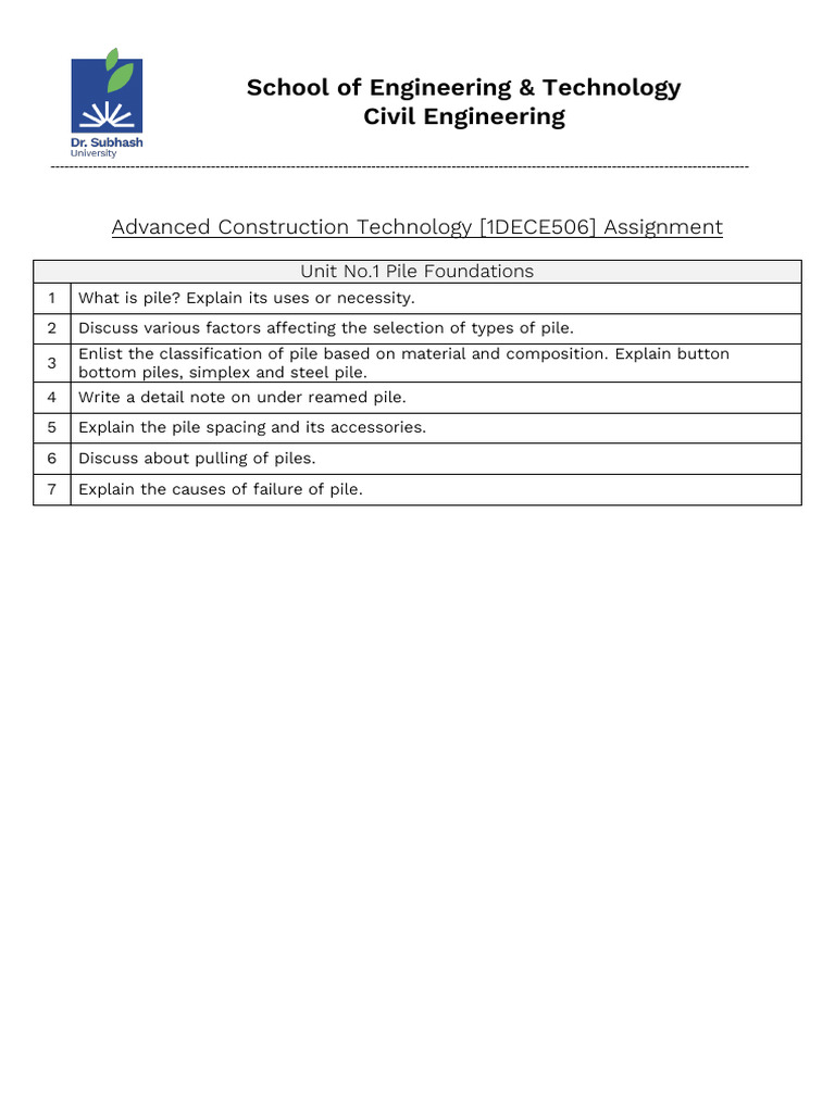 EContent 1 2024 07 05 10 38 16 Assignment1PileFoundationspdf 2024 07 01 ...