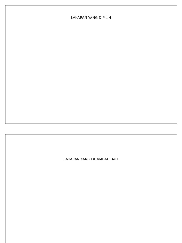 Lakaran Yang Dipilih | PDF