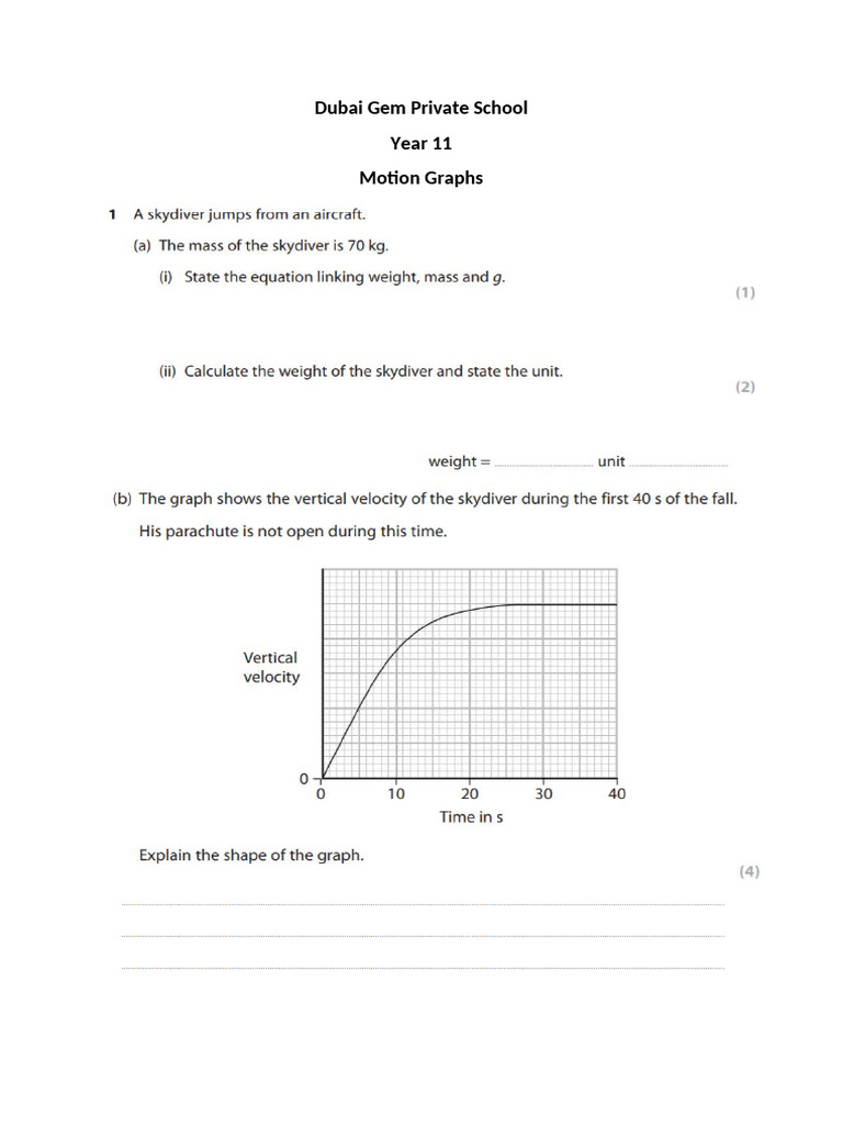 Motion Graph | PDF