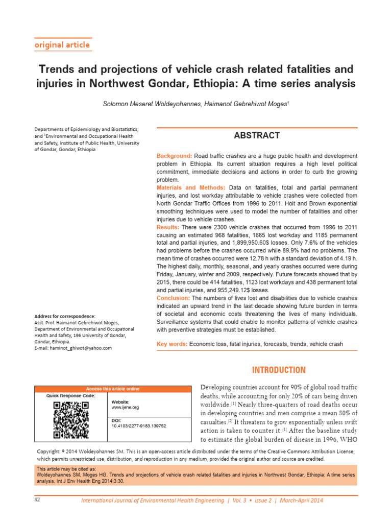 trends_and_projections_of_vehicle_crash_related.29 | PDF | Mean Squared ...