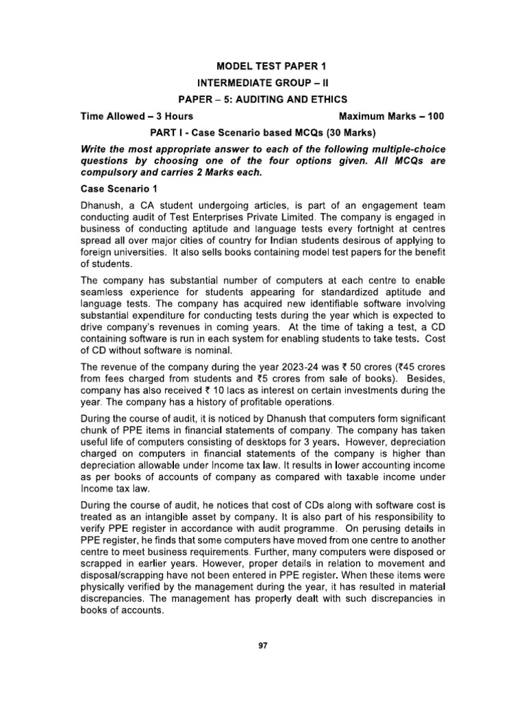 Audit Ethics (QP) Merged | PDF