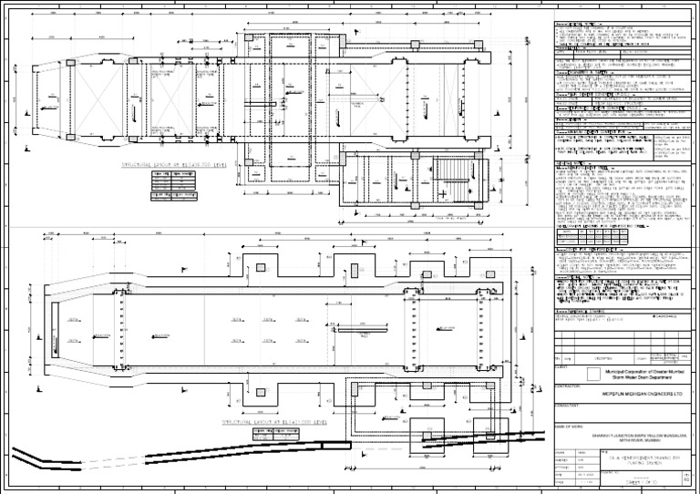 r0 Ga & RCC Detail Drg. For Pumping Station Model - PDF 1 of 5 | PDF