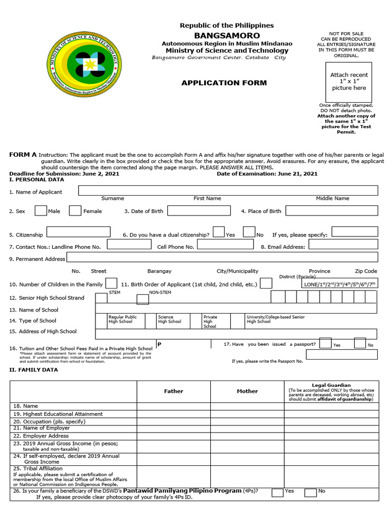BASE Program Application Form 2021 | PDF