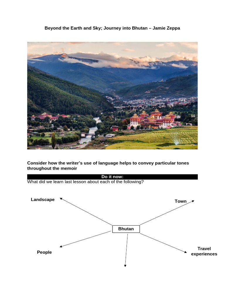 Beyond The Earth and Sky - Worksheet | PDF | Sentence (Linguistics) | Word