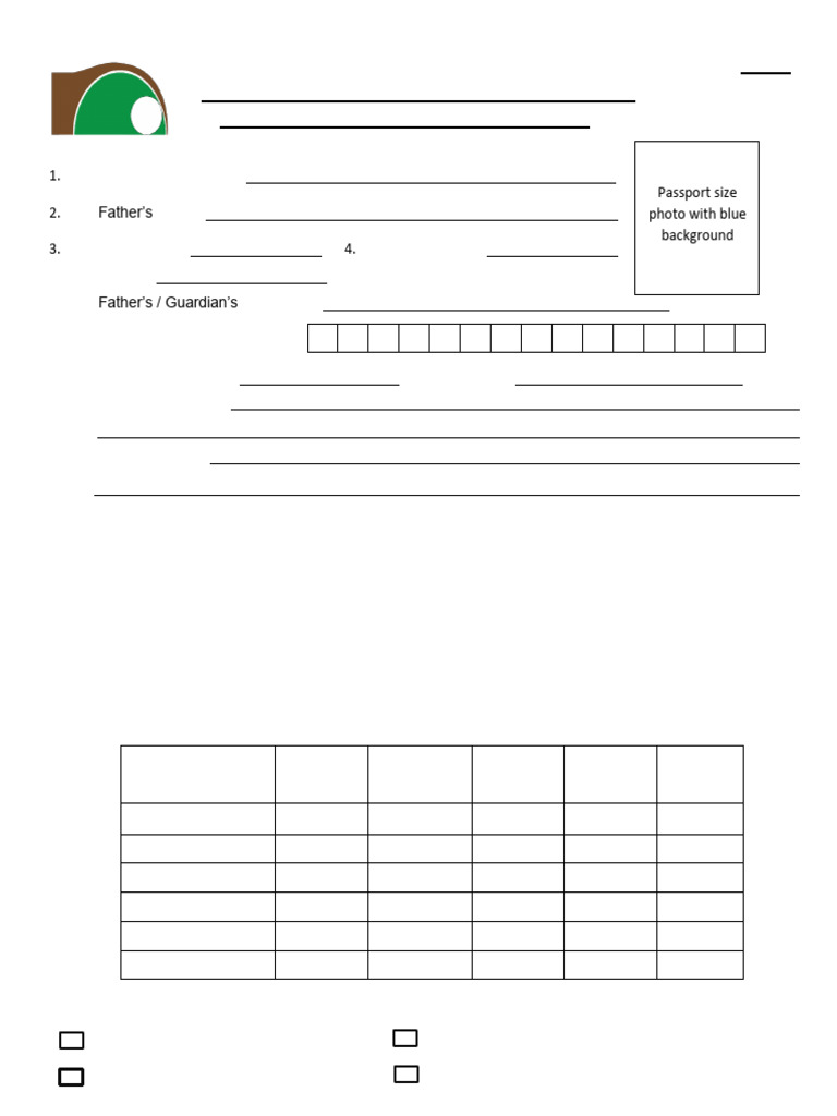 New Admission Form Short Course | PDF | Disability
