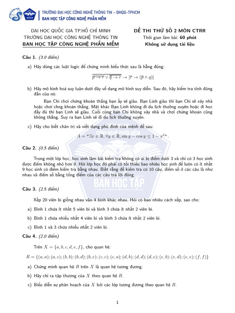 BHTCNPM-DeThiThuSo2-CTRR-2425-GK2 | PDF