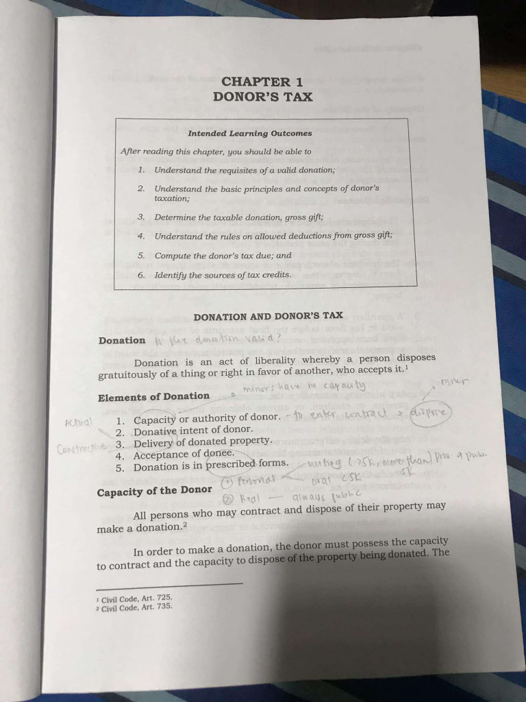 Chapter 1 Tax | PDF