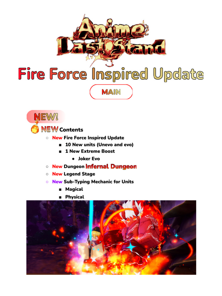Als Fire Force Update? | PDF