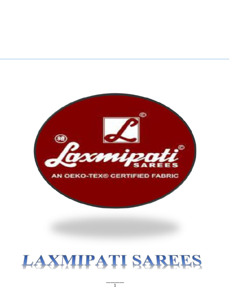 Laxmipati Sarees: Company Overview | PDF | Working Capital | Equity ...